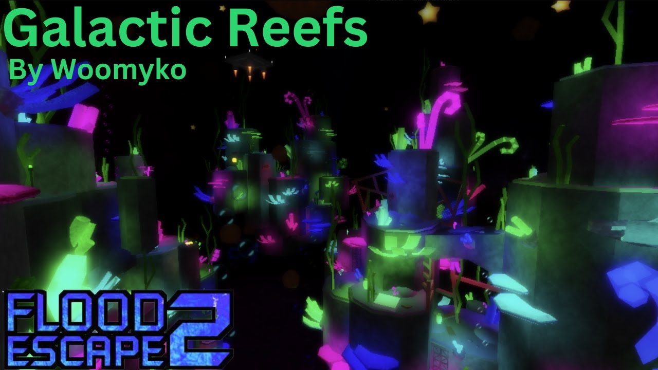 Flood Escape 2 - Galactic Reefs- Hard (MOST BEAUTIFUL,DETAILED MAP EVER!!!) [FIRST OST] {FE2CM ...