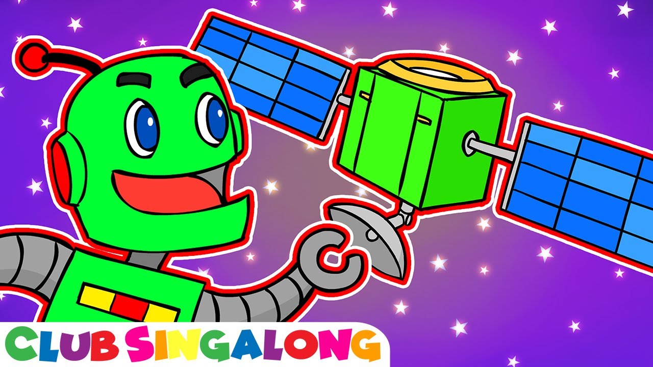 "Neon Green Robot Machine" #4 | Space Special, Satellite Shuttle ...