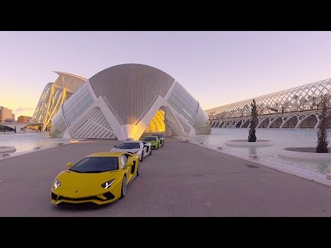 Lamborghini Aventador S Dynamic Launch in Valencia