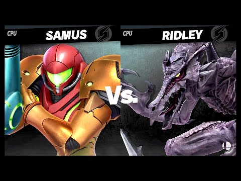 Samus VS Ridley LV 9 CPU Battle Super Smash Bros Ultimate - YouTube