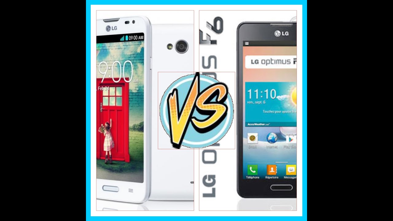LG optimus l70 and LG f6 metro pcs comparison - YouTube
