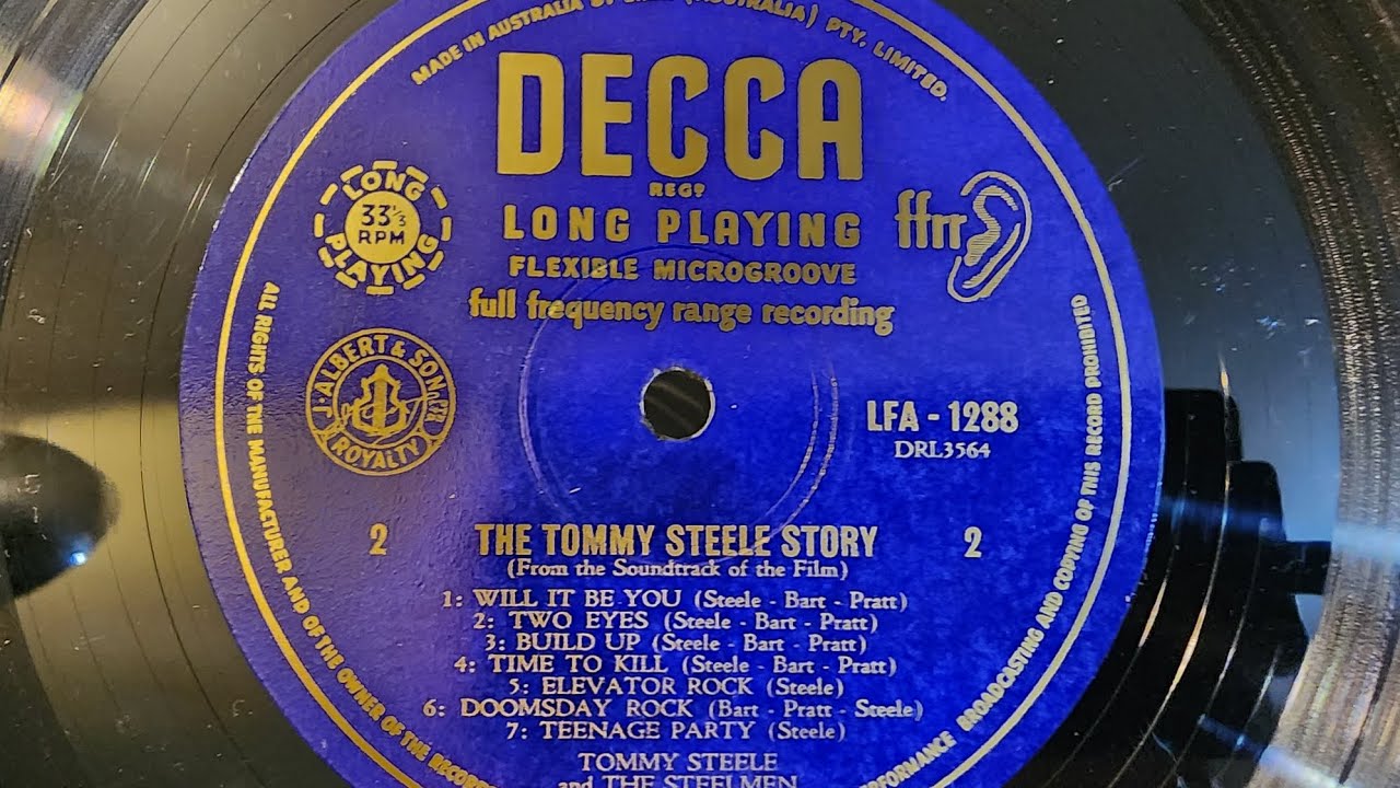 DOOMSDAY ROCK. Tommy Steele. Story. Decca Vintage LP Vinyl Record from ...