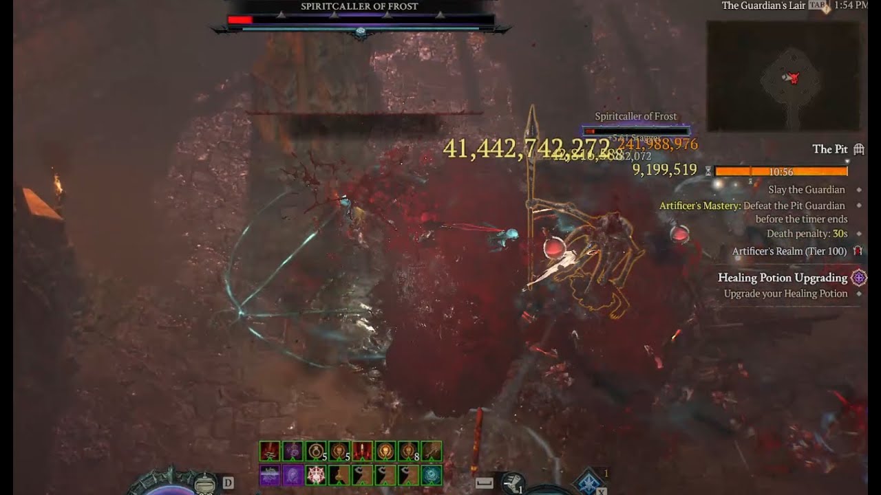 Necro Bone Wave 41 Billion damage - 4 minute and 4 second run. Final ...