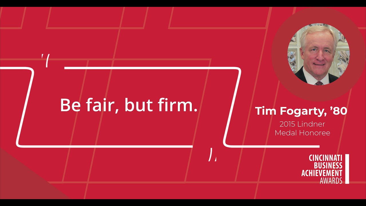 Tim Fogarty, '80, 2015 Lindner Medal Honoree - YouTube