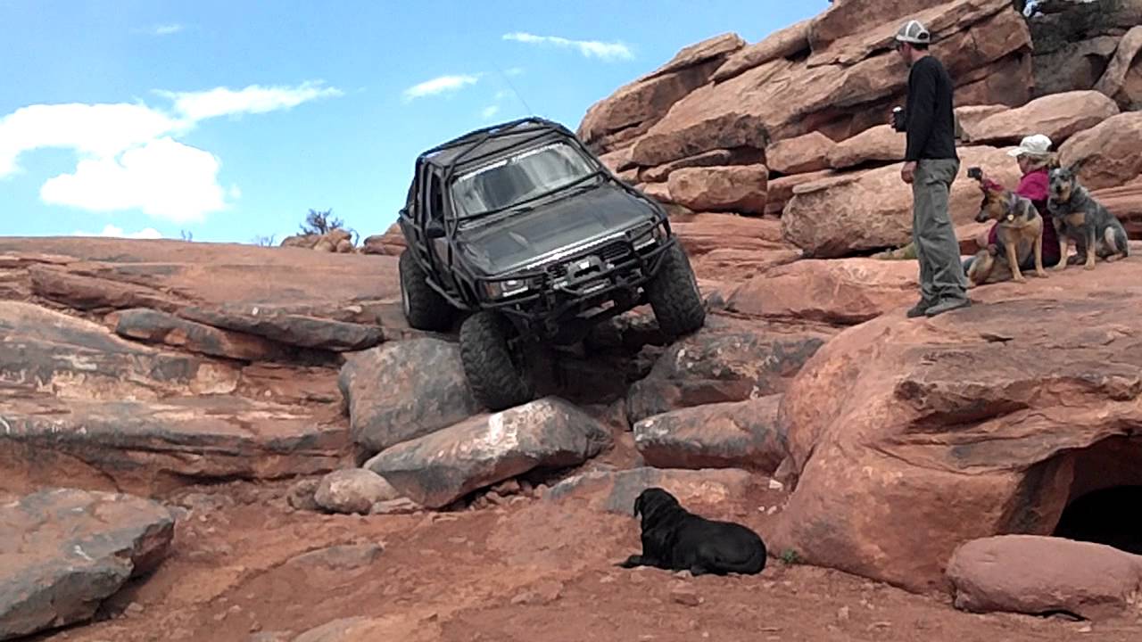 On the Rusty Nail trail in Moab - YouTube
