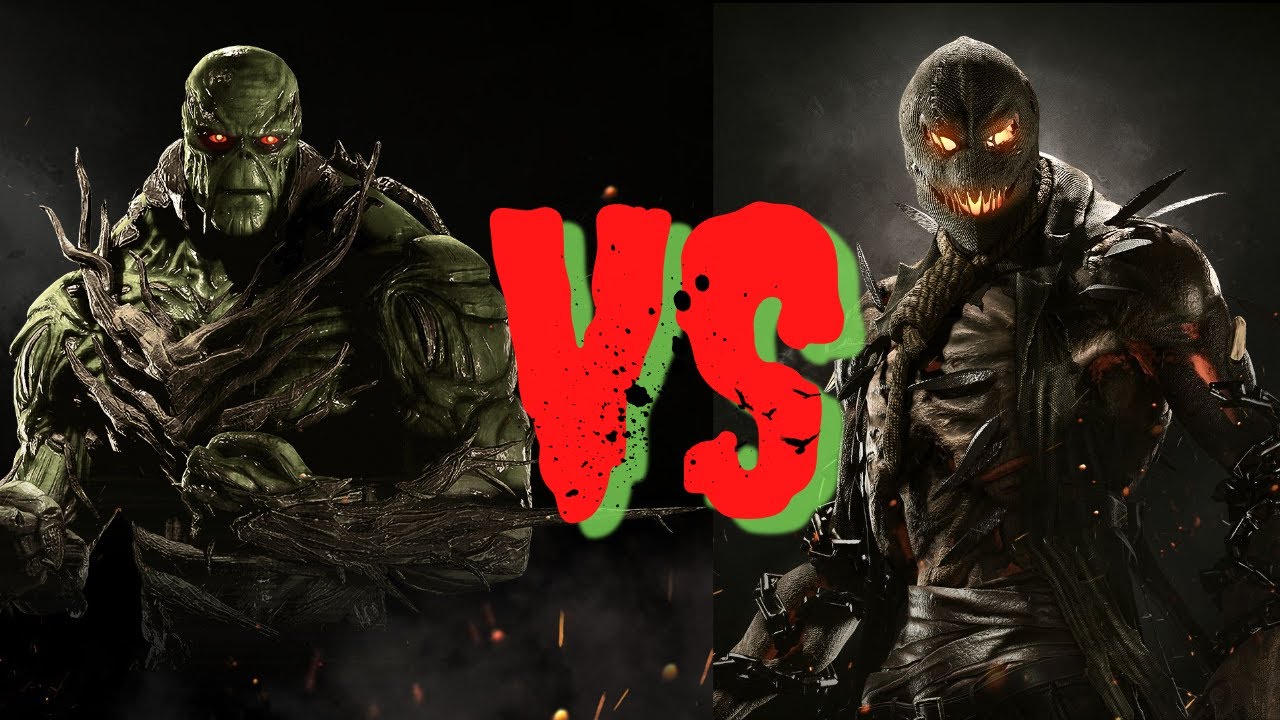 INJUSTICE 2 - Swamp Things VS Scare Crow (Two Monster) [4K] - YouTube