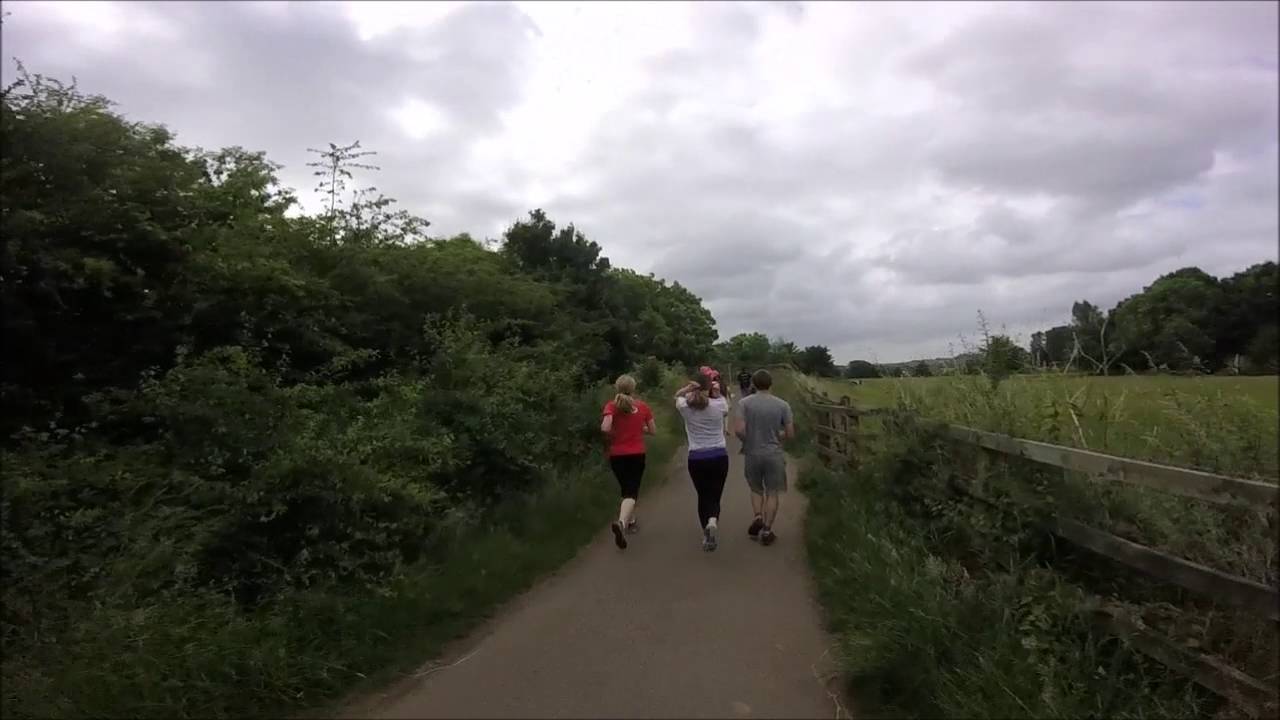 Exeter Riverside parkrun 18 Jun 2016, pacing at 30 mins (Original speed ...