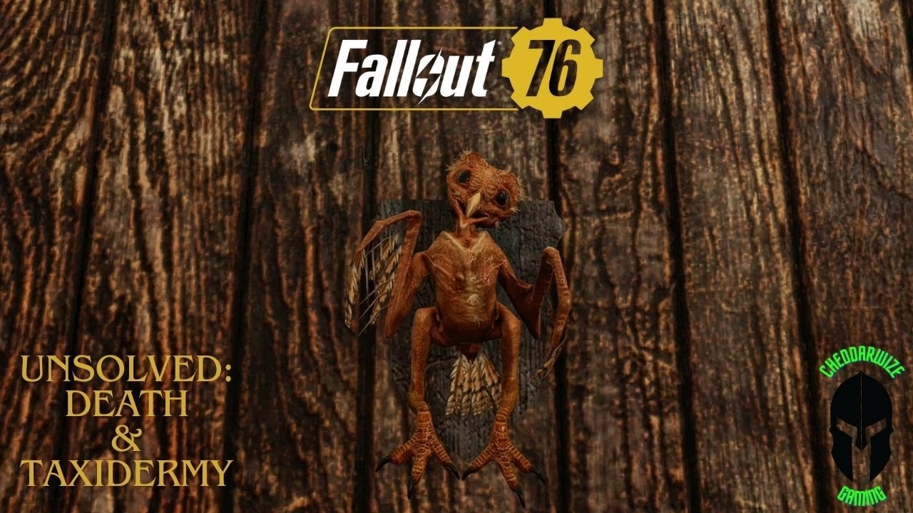 Fallout 76, This quest rewards a unique wall mount, Death, and ...