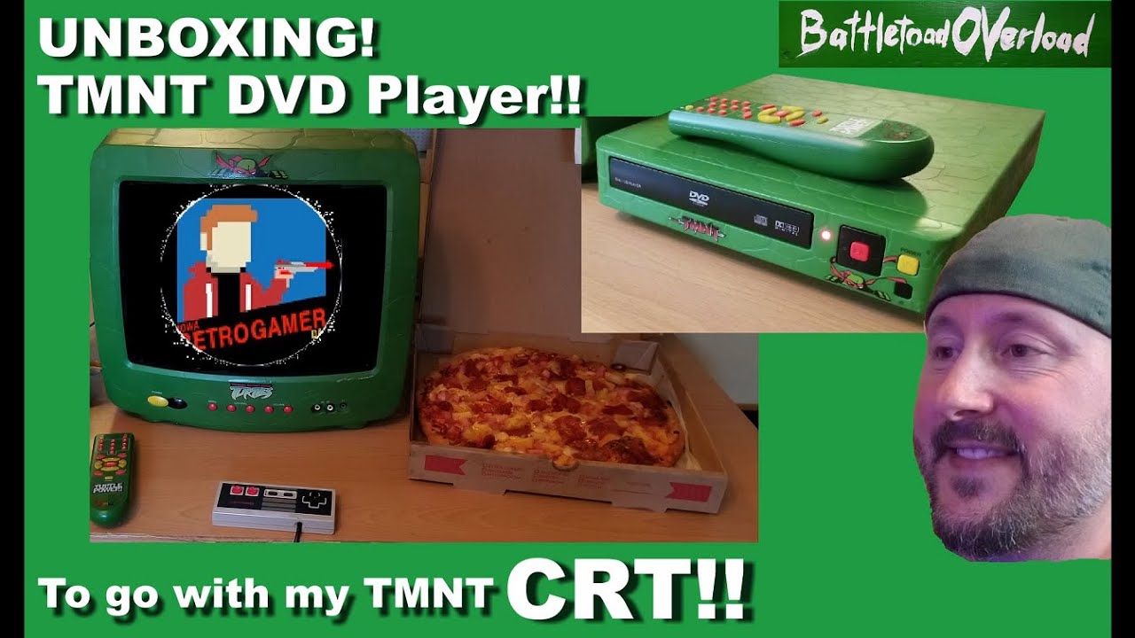 Unboxing! The TMNT CRT now has a DVD player! - Gift from Iowa Retro ...