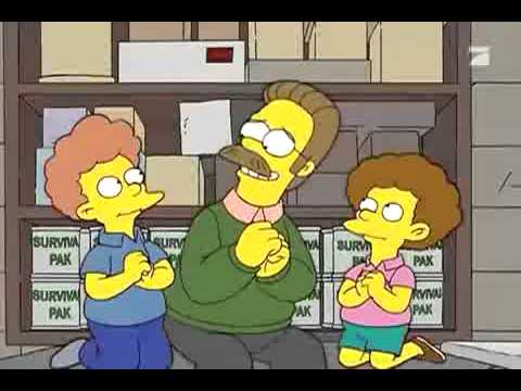 The Beatles en Los Simpsons La guerra de Bart - YouTube
