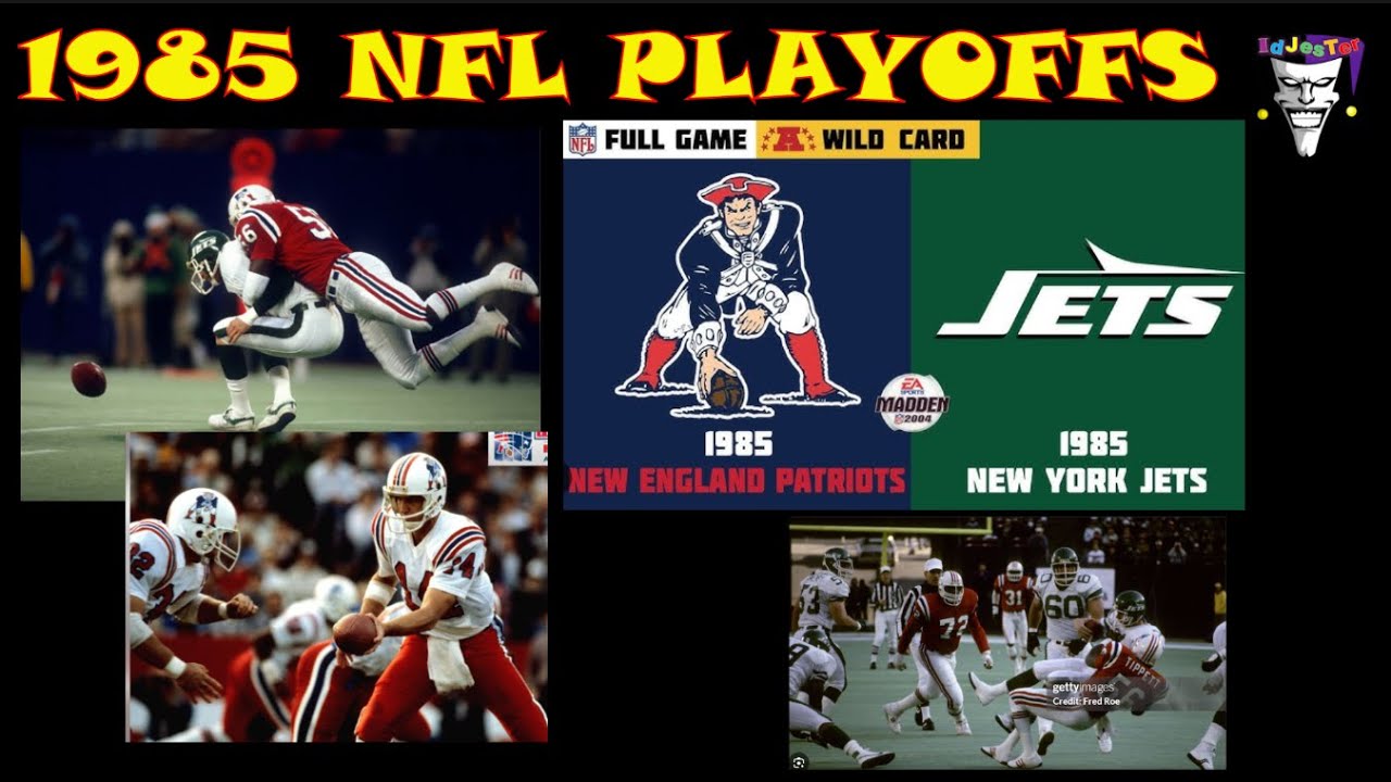 Glory Days Pro Football 1985 NFL Playoffs New England at New York Jets ...