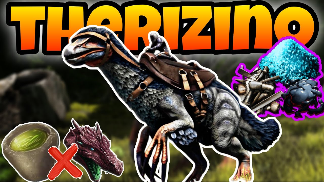 como domesticar TERICINO ARK Ultimate Mobile editions ARK MOBILE - YouTube