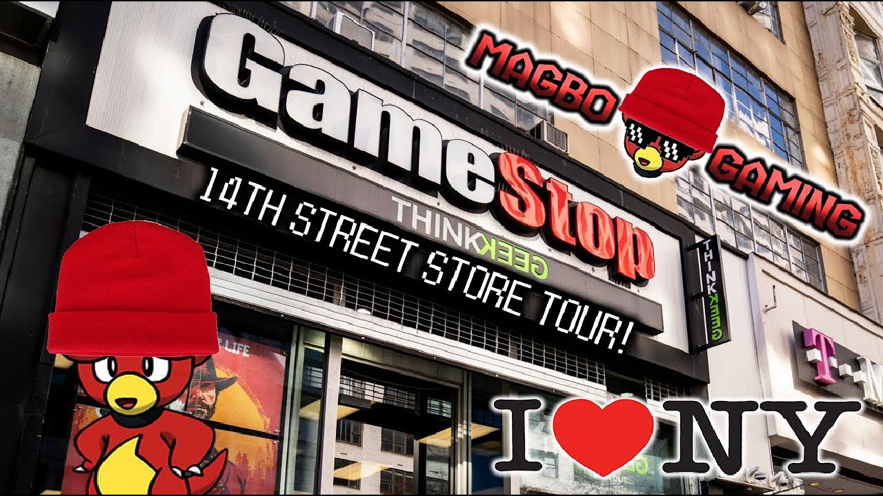VISITING GAMESTOP NYC IN 14TH STREET, UNION SQUARE - Magbo Gaming - YouTube