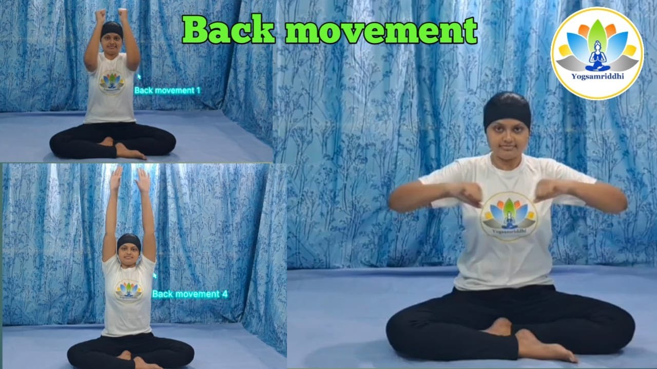Back movement #yoga #yogamsic #yogaworkout #yogsamriddhi #motivation ...