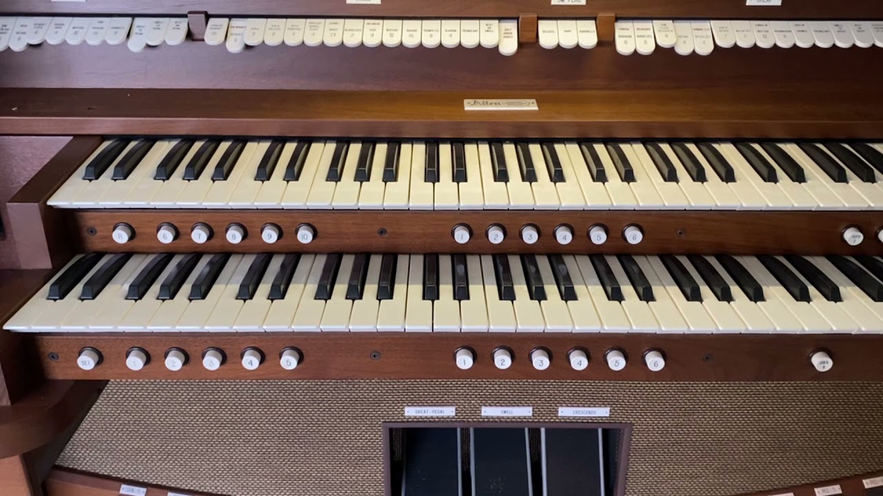 ALLEN ORGAN, Model MDS-16 - YouTube