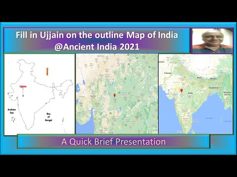Fill Ujjain in the Outline map of India @Ancient India #ujjain #avanti ...