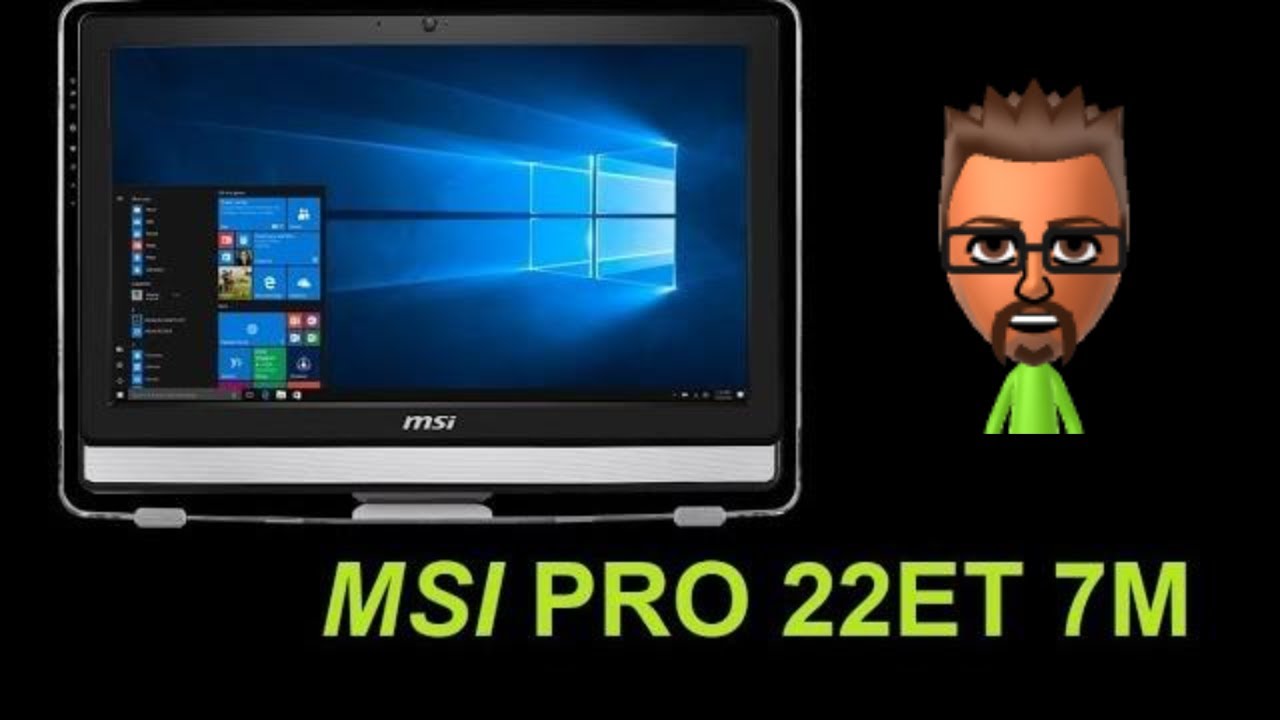 MSI PRO 22ET 7M (MS-AC17) unboxing - YouTube