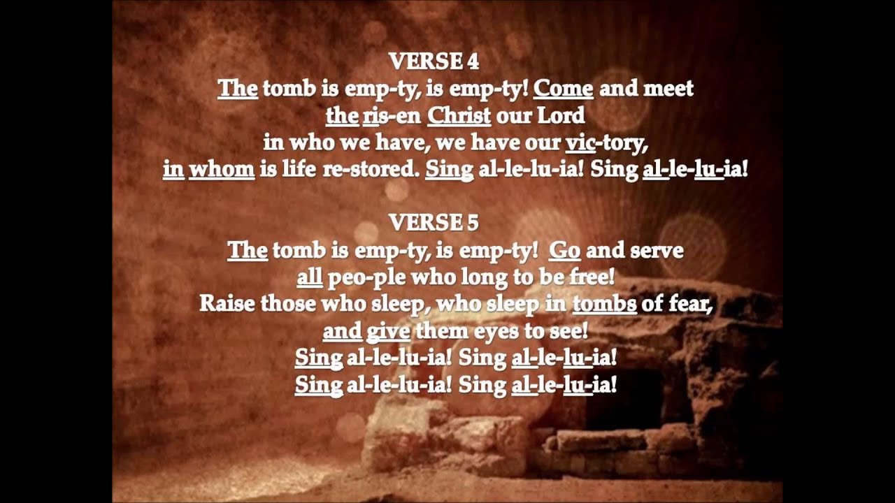 The Tomb Is Empty - YouTube