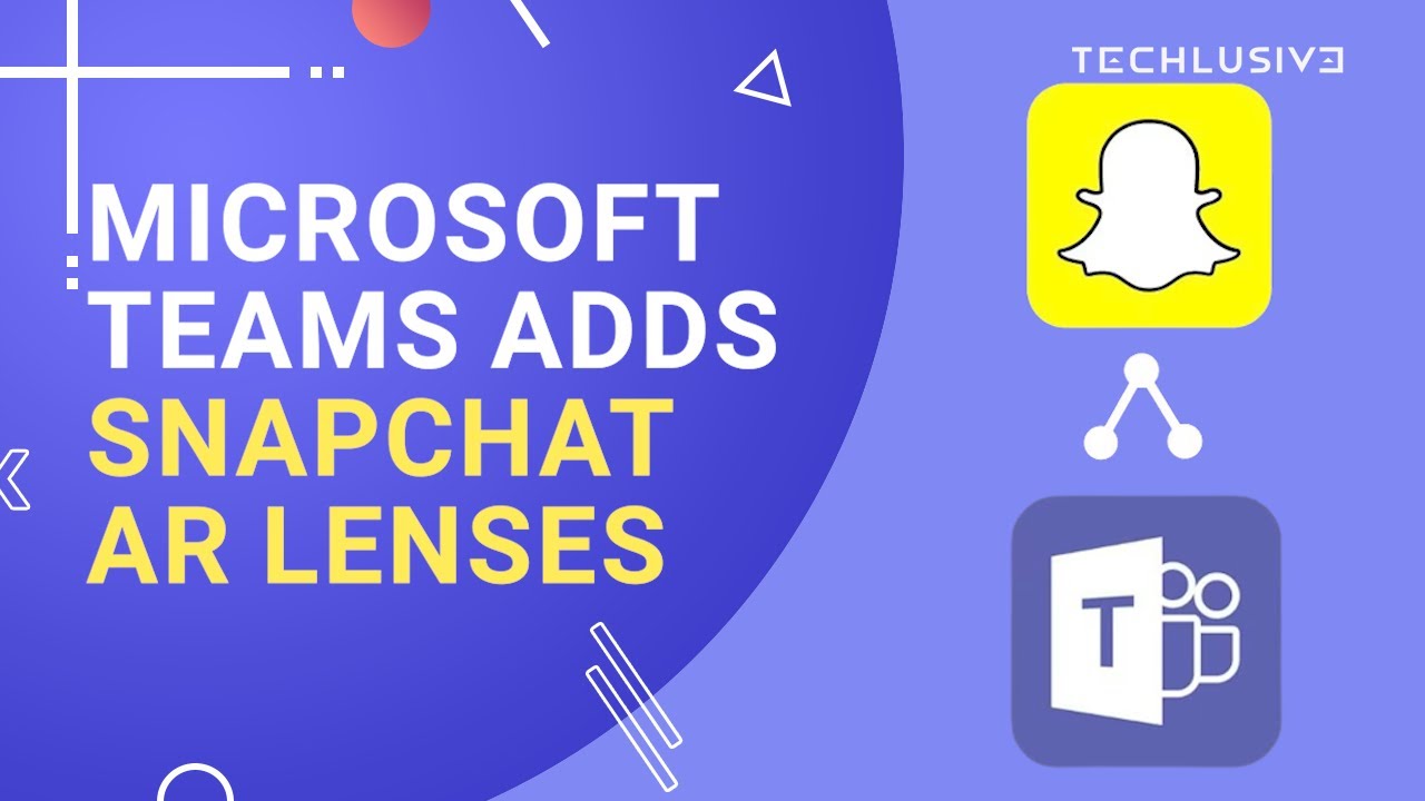 Microsoft Teams Now Has Snapchat's Lenses For Video Calls - YouTube