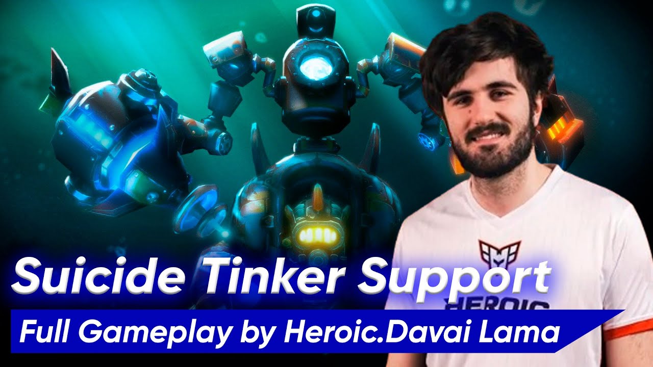 Davai Lama TINKER SUPPORT 4 Pos | Dota 2 7.35d Pro Gameplay - YouTube
