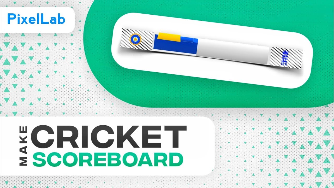 How to Make Cricket Scoreboard | Cricket Scoreboard for Cricket Games ...