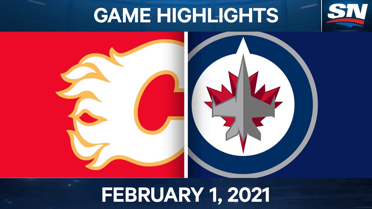 NHL Game Highlights | Flames vs. Jets - Feb. 01, 2021 - YouTube