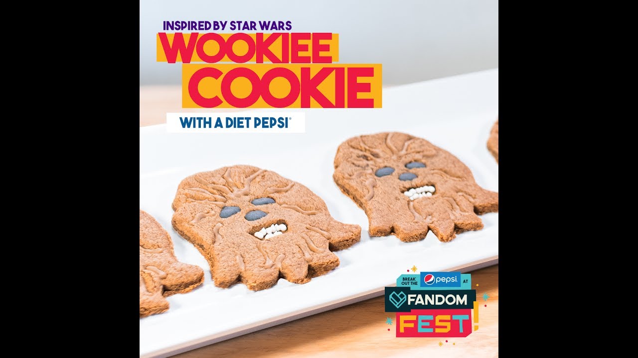 How To Make A Wookiee Cookie Inspired By Star Wars - YouTube