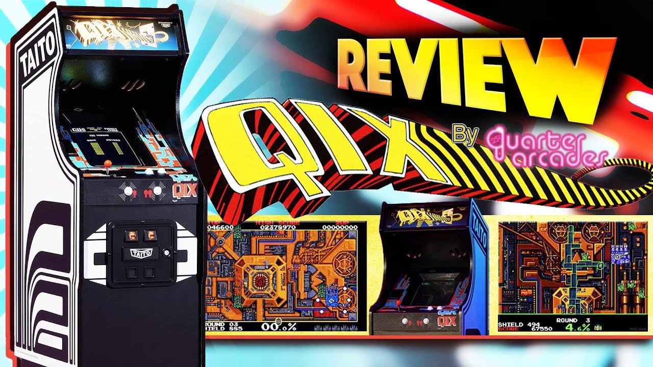 Quarter Arcades Qix Review! This One Stumped Me! - YouTube