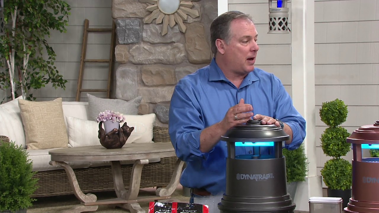 DynaTrap XL Insect Trap with Atrakta Lures and Extra Bulbs on QVC - YouTube