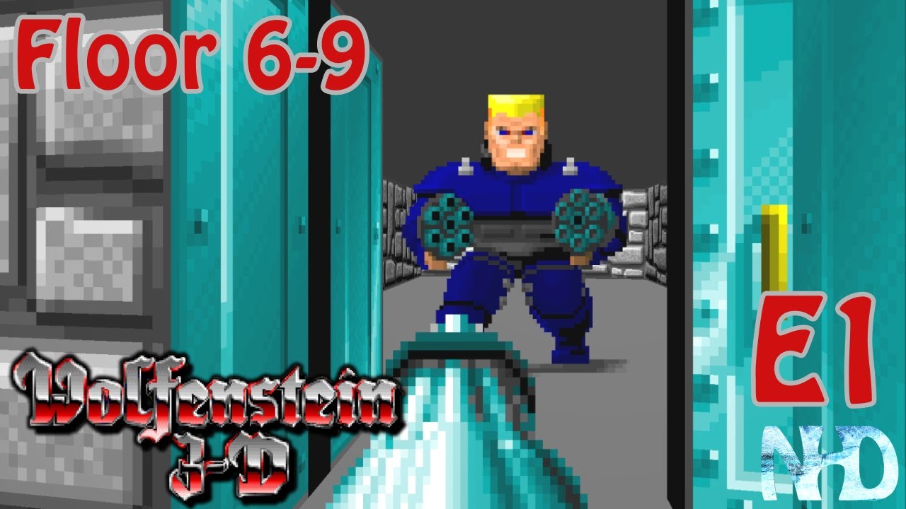 Let's Play Wolfenstein 3D - Episode 1: Escape from Castle Wolfenstein ...