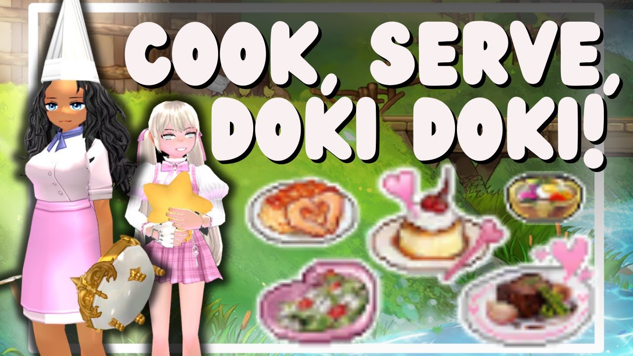 Doki Doki Restaurant Mini Game - Tutorial 2024 - YouTube