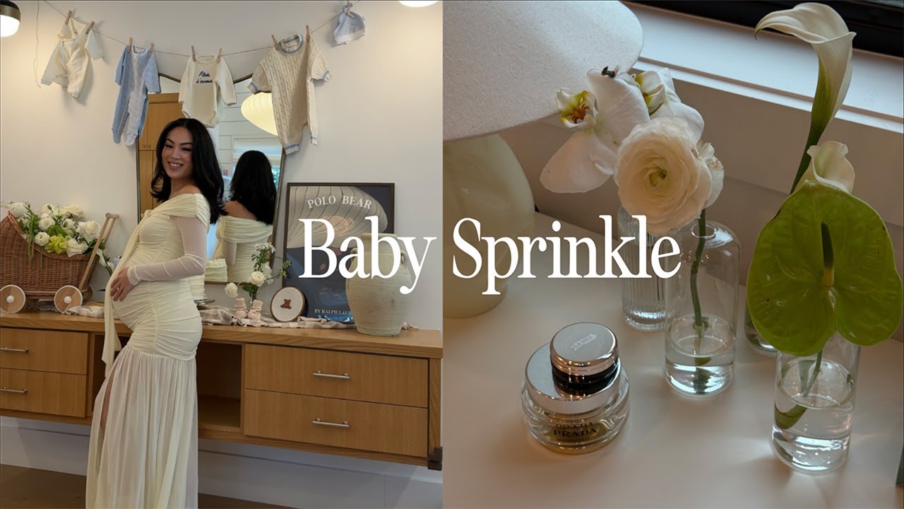 Prepping for Baby! | nesting vlog, baby sprinkle, setting up our ...