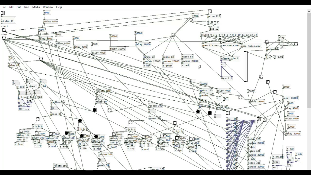 Pure Data Short IDM Song - YouTube