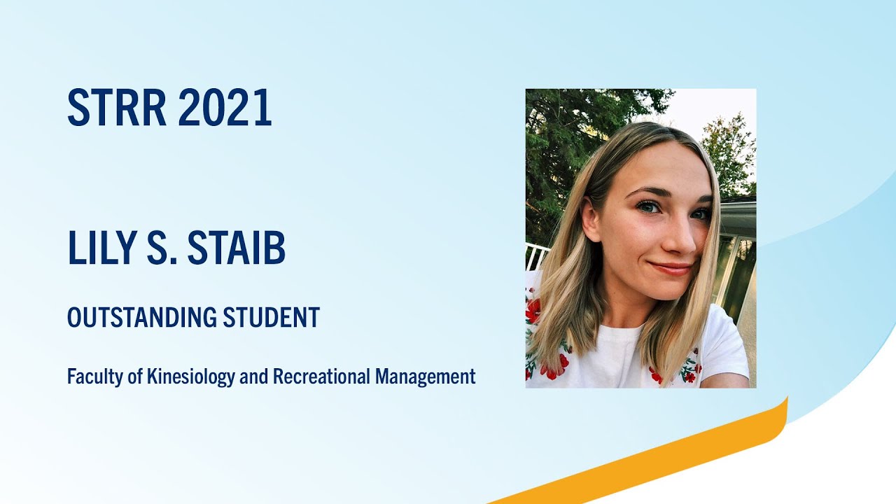 STRR 2021 Outstanding Student - Lily S. Staib - YouTube