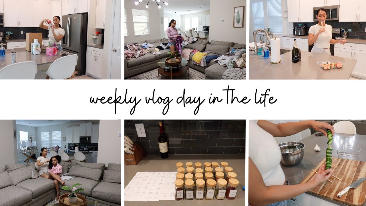 WEEKLY VLOG DAY IN THE LIFE // COOKING, CLEANING, GIRL TALK // all the ...
