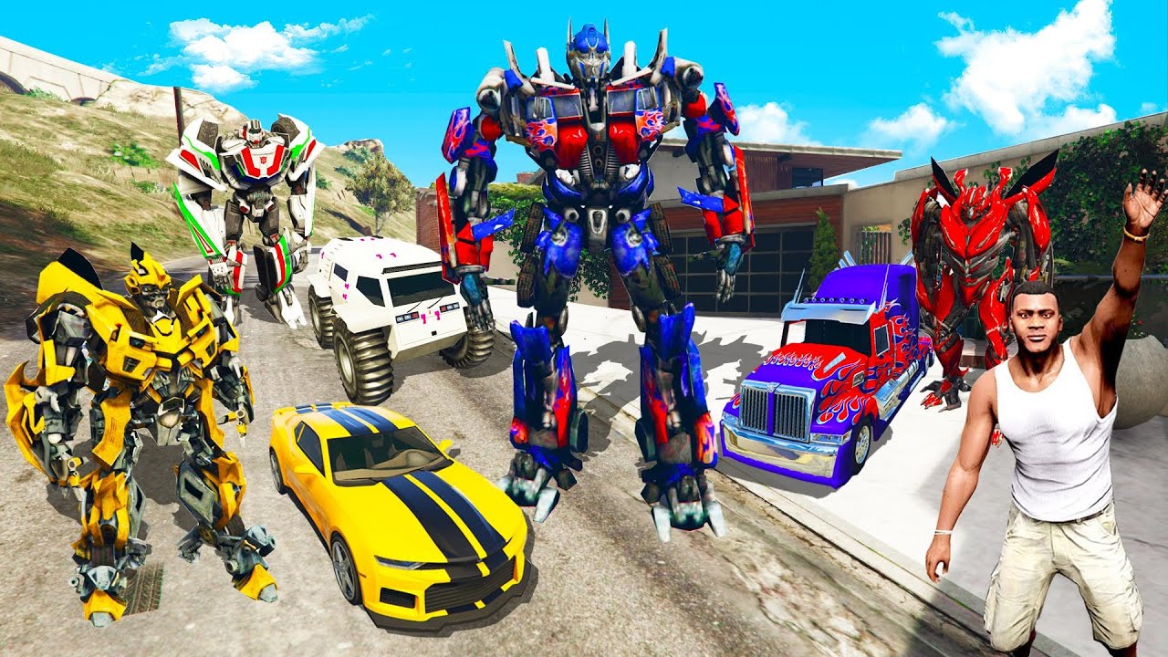 Collecting EVERY TRANSFORMERS CARS in GTA 5! - YouTube