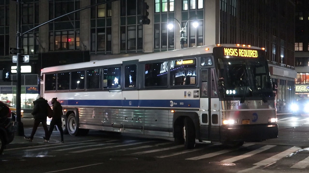 MTA Bus Company 2005-07 MCI D4500CL Commuter Coach 3053 - YouTube