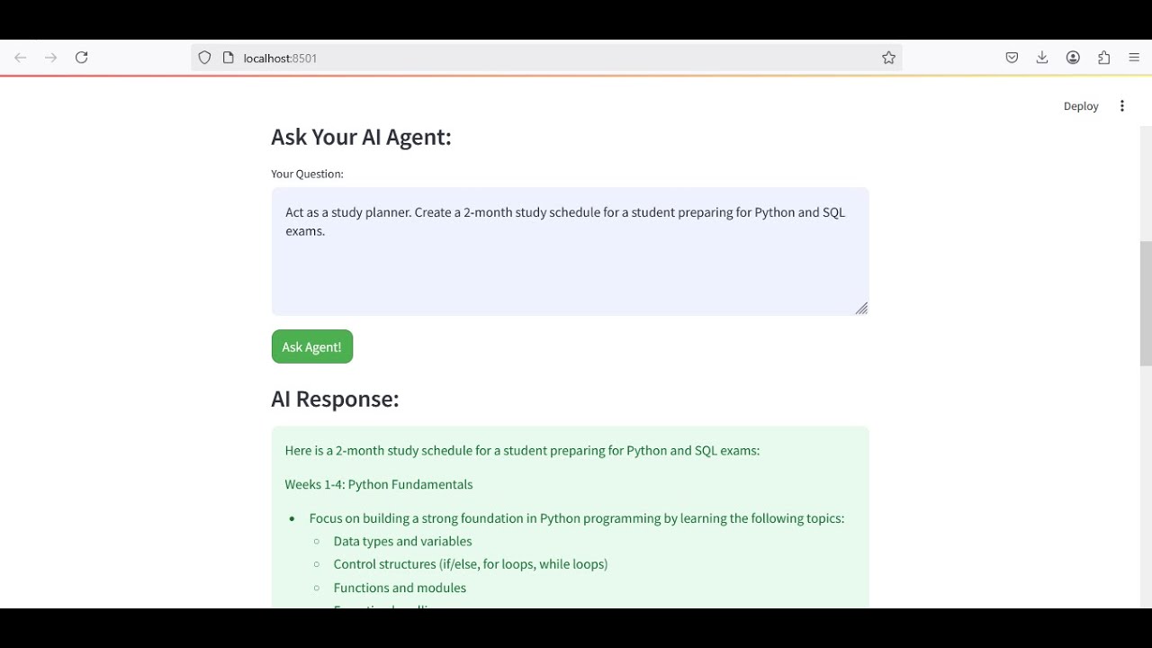Build a Production-Ready AI Agent Chatbot with FastAPI, Langchain, and ...
