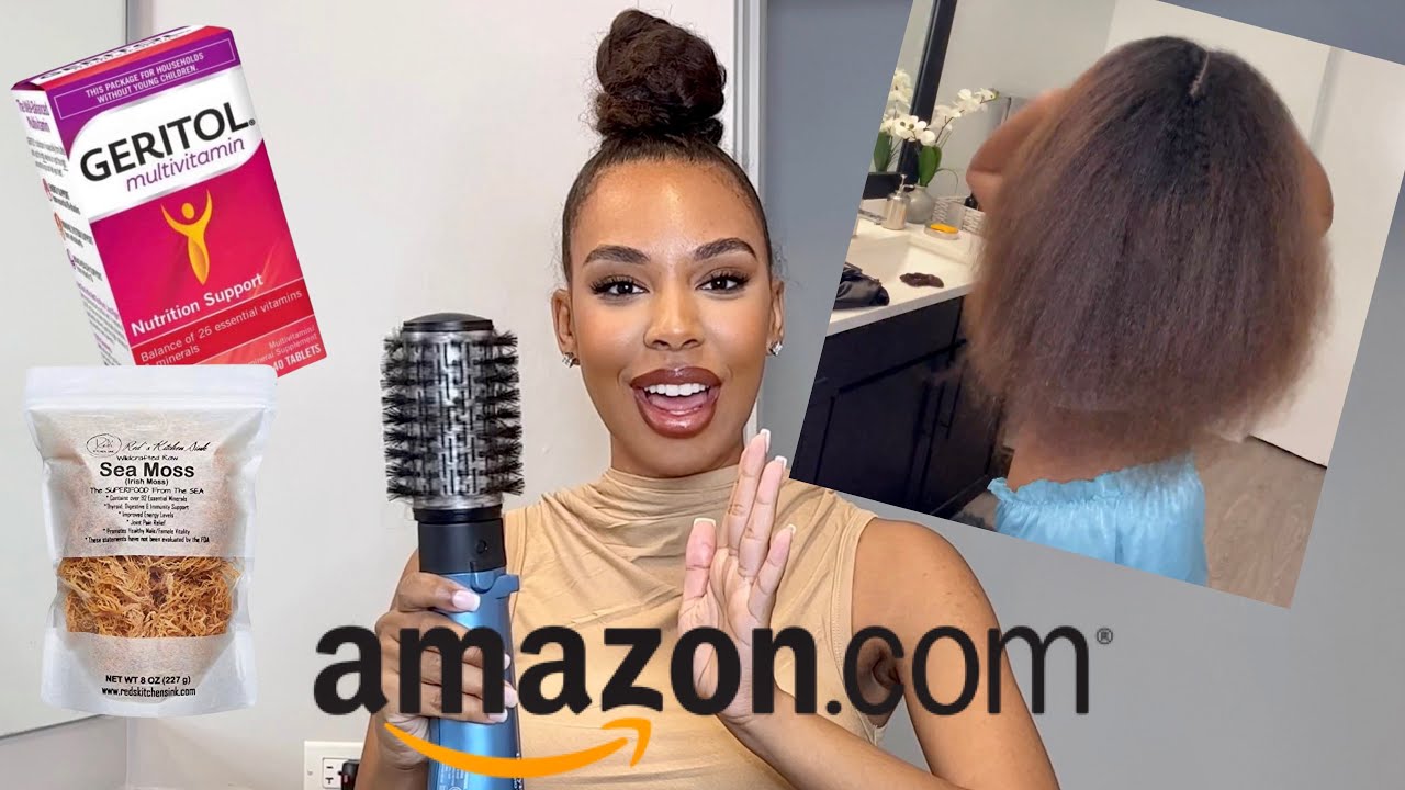 12 Amazon Natural Hair MUST HAVES For Faster Hair Growth! - YouTube
