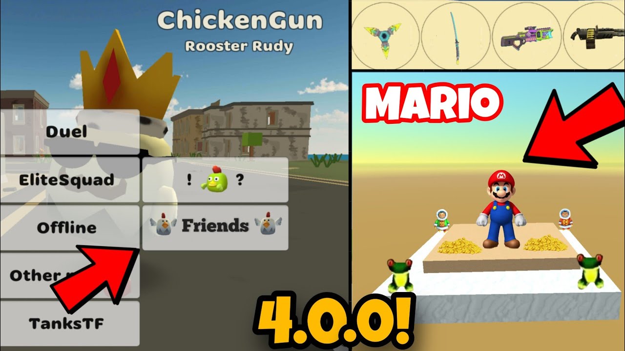 🤯CHICKEN GUN NEW UPDATE 4.0.0! ||NEW MODE,GUNS,MAPS,MORE||😱😱 - YouTube