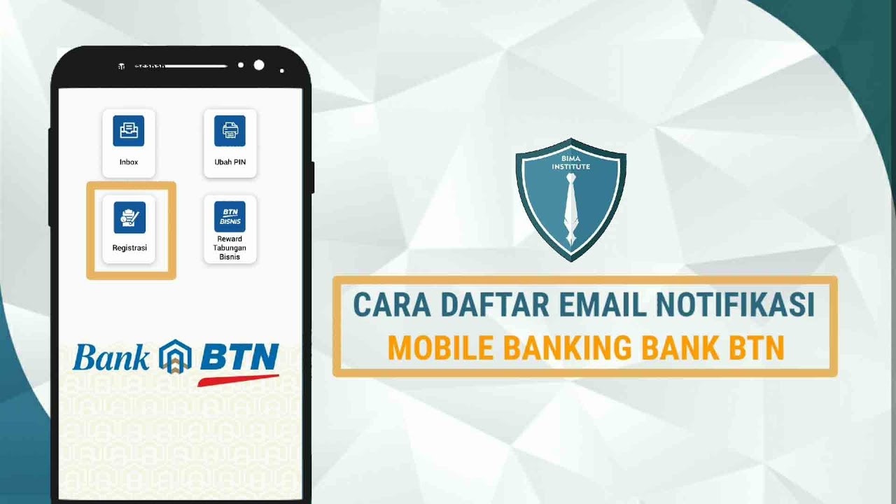 Cara Daftar Email Notifikasi Mobile Banking BTN | BTN Mobile - YouTube