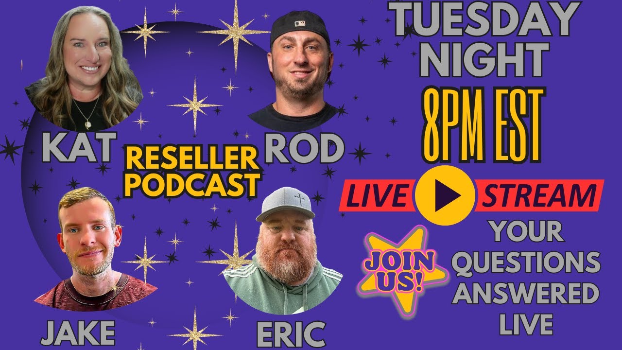 Live Reseller Podcast Chat eBay The Nurse Flipper Picking & Punching ...