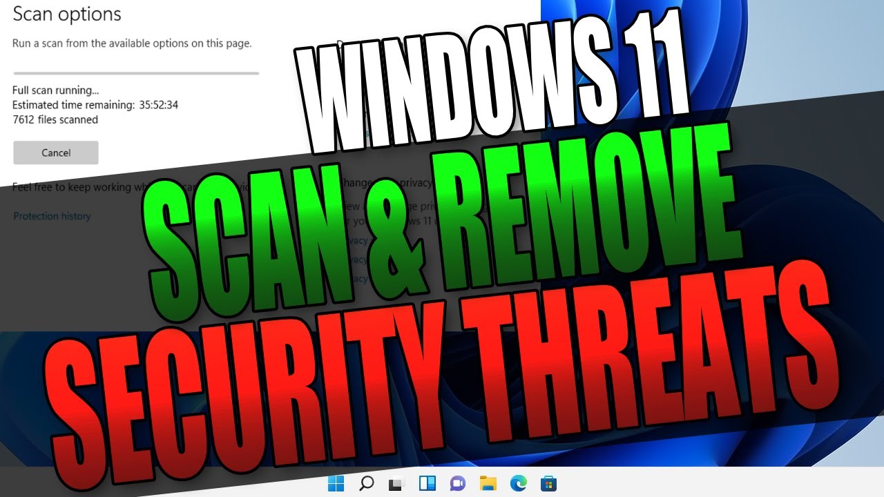 Scan Remove Viruses In Windows 11 For Free No Download YouTube Scan Remove Viruses In Windows 11 For Free No Download YouTube
