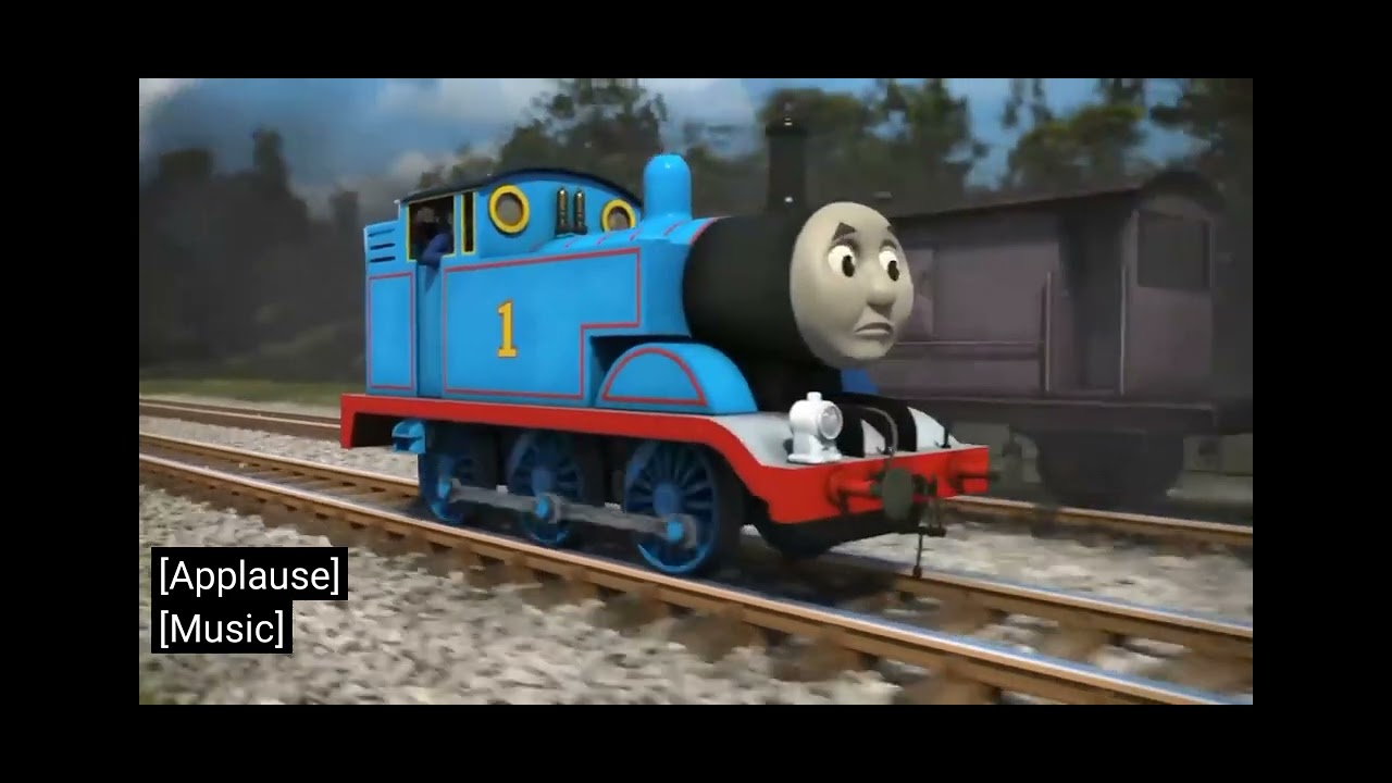 James the red engine break blocks was on fire - YouTube