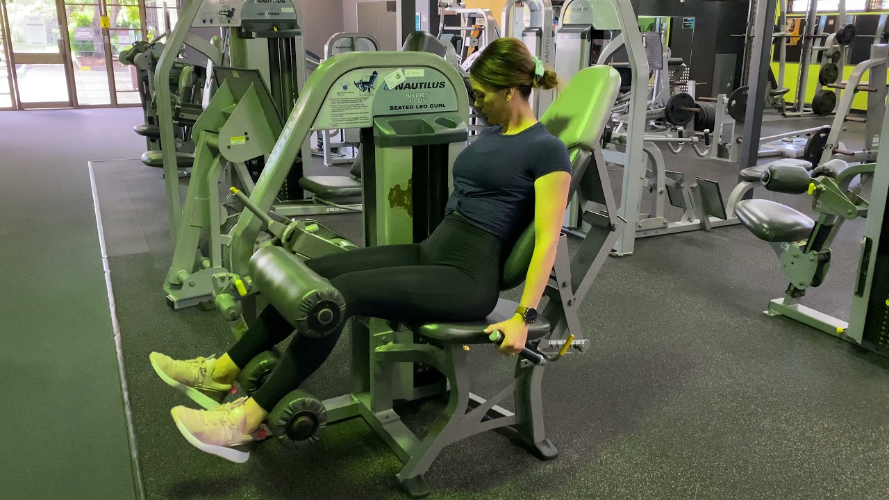 Seated Leg Curl - Machine Demo - YouTube