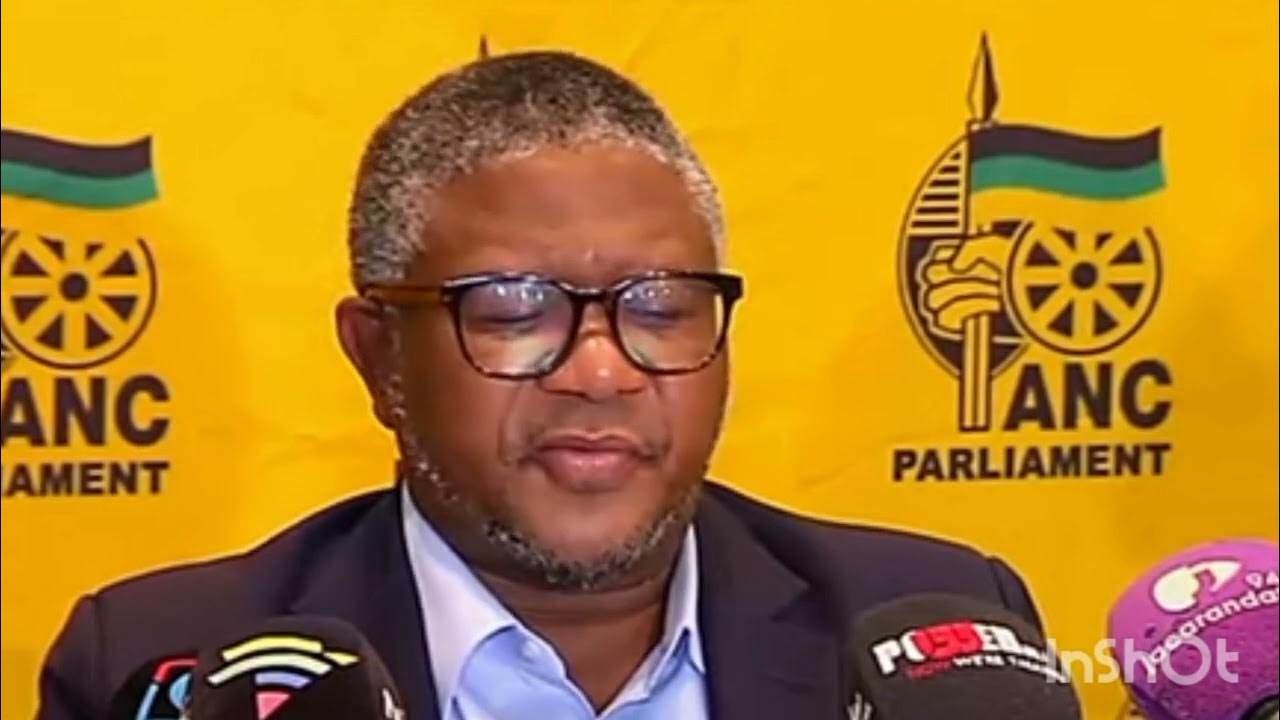 ANC SG FIKILE MBALULA SAYS ALL CORRUPT CADRES WILL BE EXPELLED FROM AND PARTY - YouTube