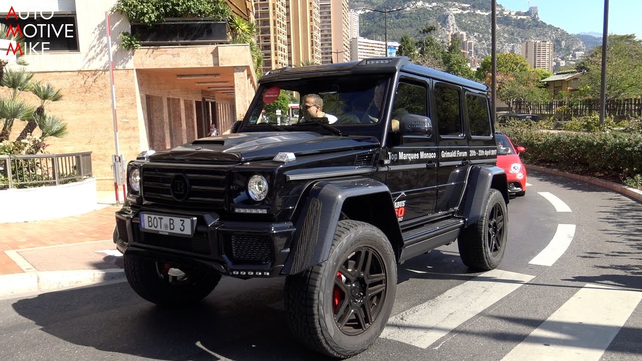 Brabus G550 4x4² (Mercedes G500) on the road! - YouTube