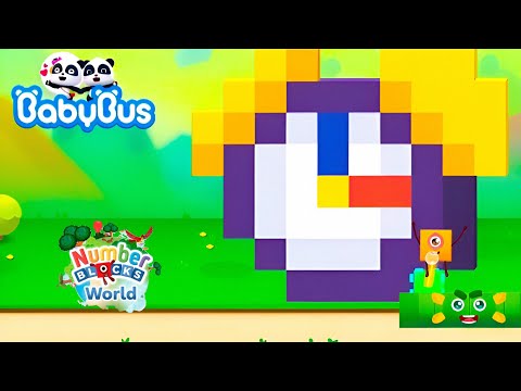 Little Panda's Block World- Stationary Numberblocks Puzzles | Babybus ...