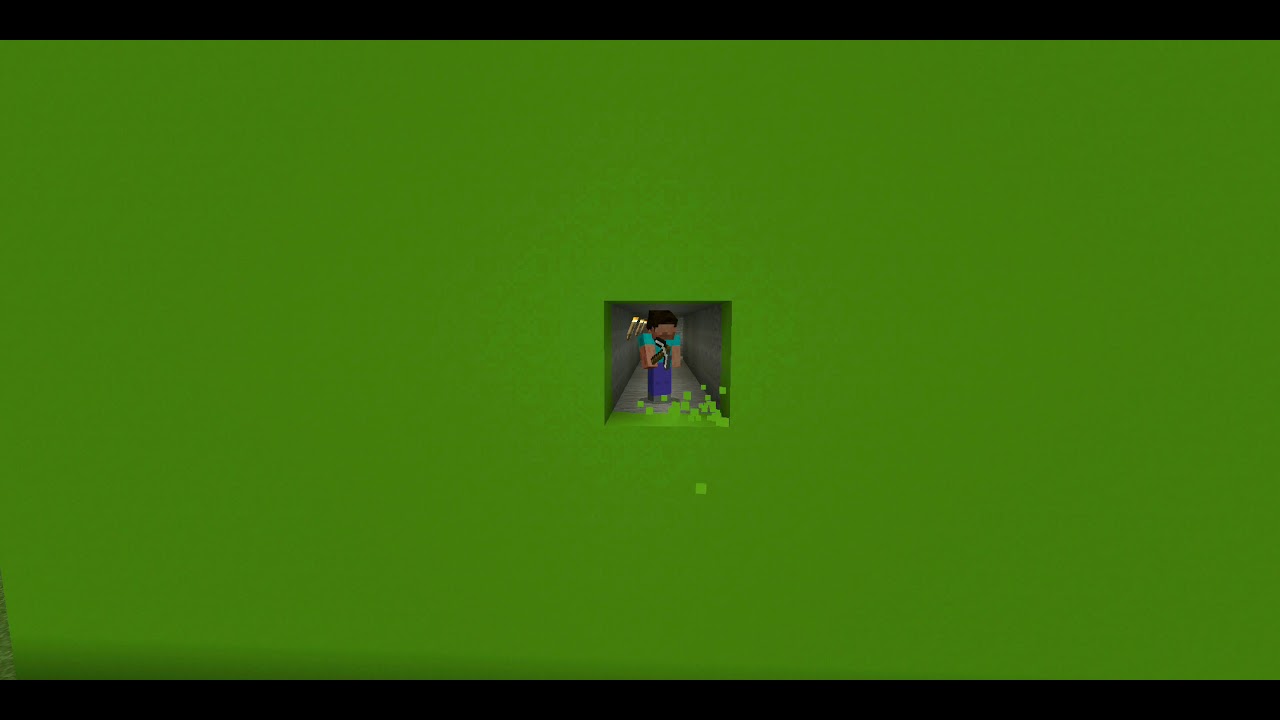 Steve breaks green screen - YouTube
