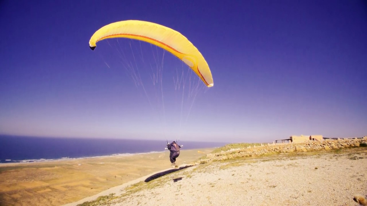 Paragliding Morocco - Nigel's place January 2017 - YouTube